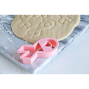 Fox Run Pink Ribbon Cookie Cutter