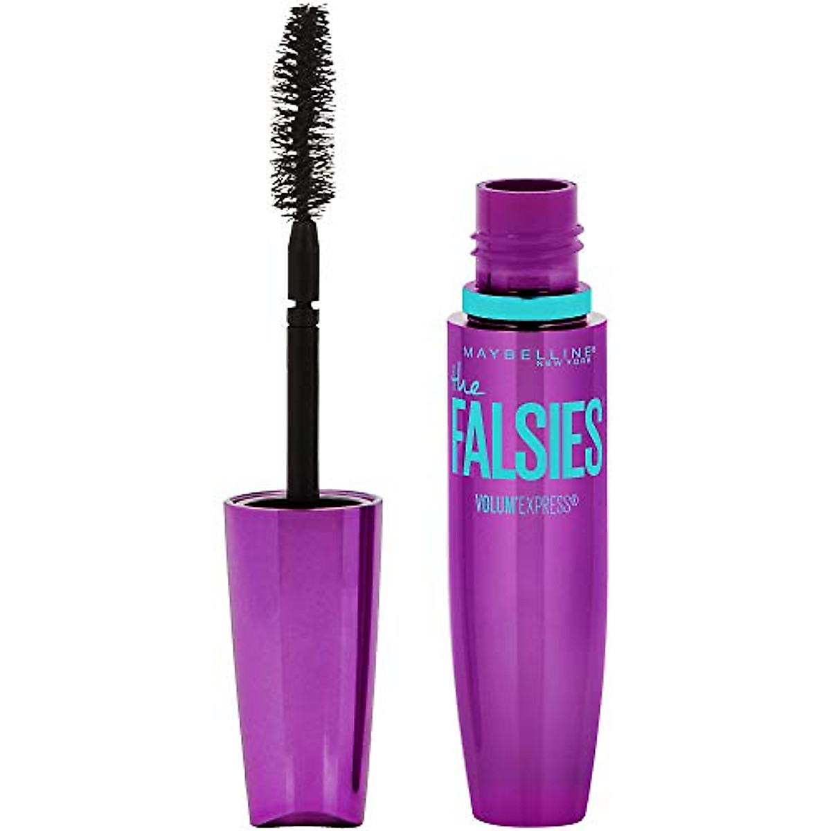 Maybelline Volum' Express Falsies Volumizing, Washable Mascara, Blackest Black, 1 Count