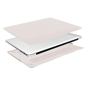 MOSISO Compatible with MacBook Air 13 inch Case Old Version 2010-2017 Release (Models: A1466 & A1369), Plastic Hard Shell Case & Keyboard Cover Skin, Rock Gray