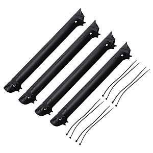 VOSAREA 4 Sets Bicycle Chain Guard Chainstay Protector Bike Chain Sticker Bike Chain Guard Sticker Cycling Equipment Sticker for Kids Bike Chain Guards Child Supplies Mountain Bike Plastic