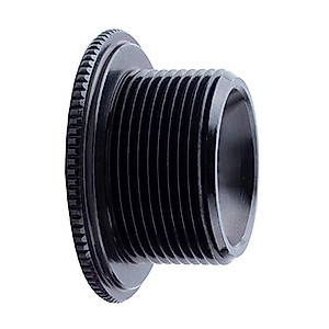 Saipe 2 Pcs M20 Crank Screws Bicycle Crank Arm Screws Aluminum Alloy CNC Crankset Screws Crank Fixing Bolt for MTB Mountain Road Bicycle Riding (Black)