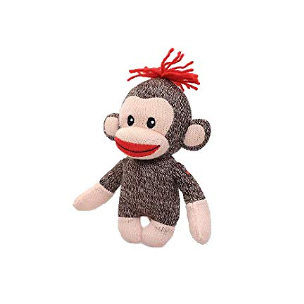 Plushland Original Curioso Brown Sock Monkey, Hand Knitted, Stuffed Animal Toy Gift-for Kids, Babies, Teens, Girls and Boys Baby Doll Present Puppet 6 Inches