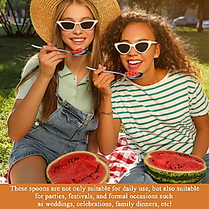 Kyraton Dinner Spoons Set of 12 Pieces, 8" Stainless Steel Table Spoons, Soup Spoons, Spoons Silverware Set, Dishwasher Safe