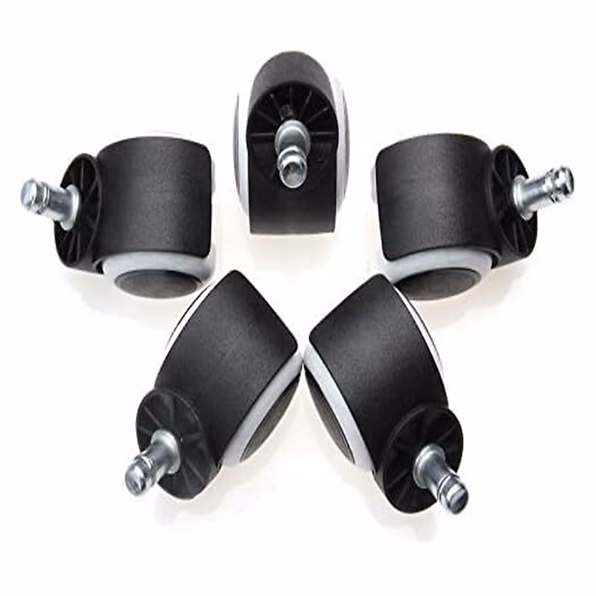 Casters Swivel casters Heavy Duty 5 pcs Office Home Chair Sofa Swivel Casters Mute Wheel Swivel Rubber Protect Wooden Floor casters Wheels Workbench