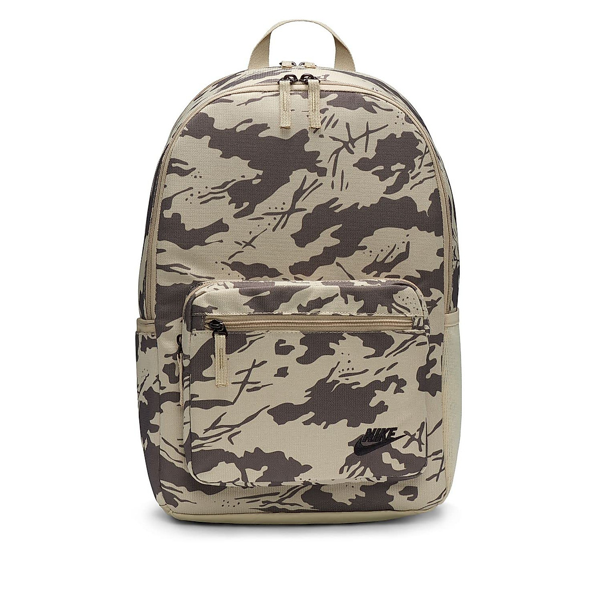 Nike Heritage 2.0 CAMO Backpack Limestone/Black DQ5931-250, One Size