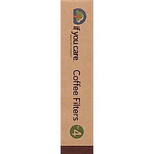 If You Care # 4 Cone Shaped Unbleached All Natural Compostable Coffee Filters, 100 Count (Pack of 1), Chlorine Free