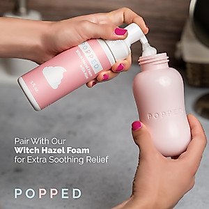 Popped Peri Bottle for Postpartum Care | Portable Bidet | Spray Bottle for Pain Relief, Tears, and Hemorrhoids After Birth | Postpartum Essential (Pink, 10 oz)