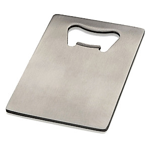 CJESLNA Credit Card Bottle Opener for Your Wallet - Stainless Steel