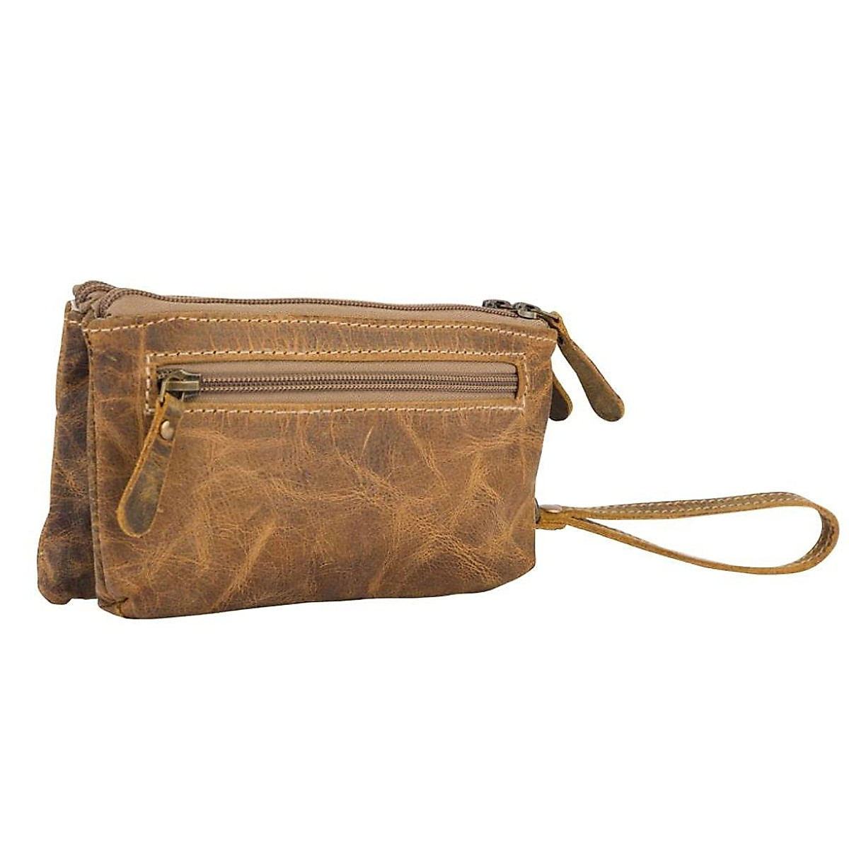 Myra Bag Brown Orchestra Small Leather Bag Upcycled Leather S-2216