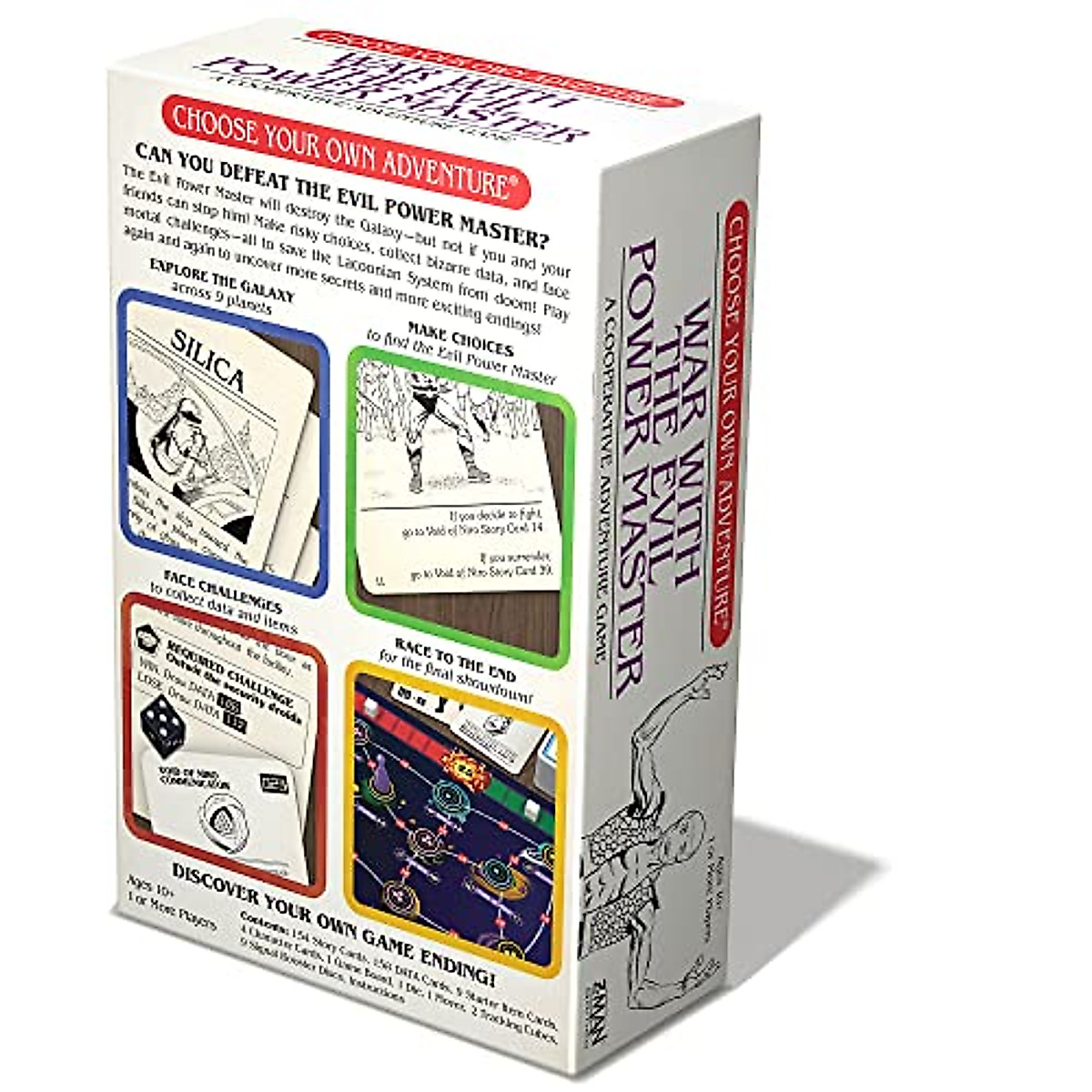 Choose Your Own Adventure War with the Evil Power Master Board Game | Cooperative Adventure Game for Adults and Kids | Ages 10+ | 1+ Players | Average Playtime 1+ Hours | Made by Z-Man Games
