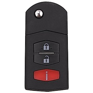 Replacement Remote Keyless Fob Key Case (Shell) Replacement Fit for Mazda CX5 CX7 RX8 CX9 MX5 KPU41788 4238A-41525