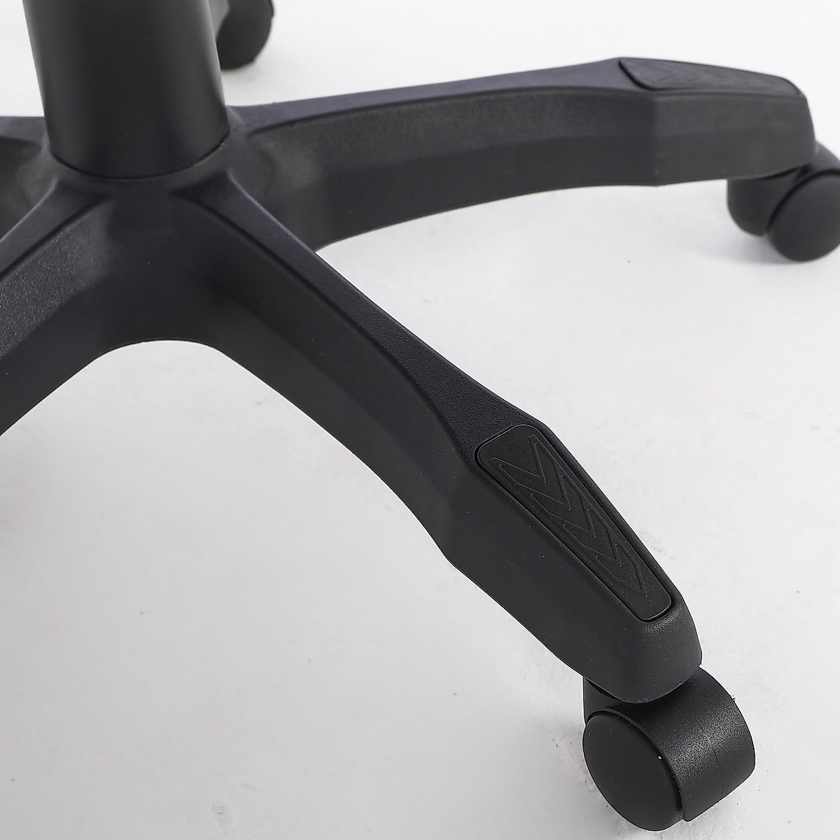 Office Desk Chair Set of 6 Black Home Office Chair Leather, Ergonomics Computer Desk Chairs in Bulk Comfortable Office Chair with Wheels Arm for Work Sturdy