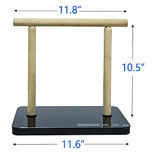 Pet Scale for Birds, Birds Weight Scale for Parrots, Capacity 44lbs(±0.03oz), High Accuracy 1 Gram Scale, Easy Install Bird Training Stand and Perch, Designed for Middle Size Birds Below 20Kgs