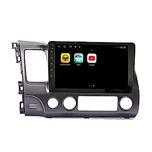 Android 10 Autoradio Car Navigation Stereo Multimedia Player GPS Radio 2.5D Touch Screen forHonda Civic 2004-2011 Quad Core 1GB Ram 16GB ROM