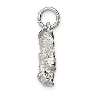 Sterling Silver Ram Charm QQC2577