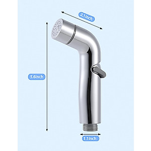 Handheld Bidet Sprayer for Toilet, Bathroom Bidet Sprayer Attachment Set, Ideal for Feminine Wash, Cloth Diaper Cleaning&Muslim Shower (Up and Down Slide Switch)