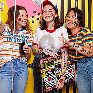 Spidey Birthday Party Supplies, 34Pcs Temporary Tattoos Party Favors Gifts, Removable Fake Tattoo Stickers for Goody Bag Treat Bag Stuff for Spidey and His Amazing Friends Birthday Decorations