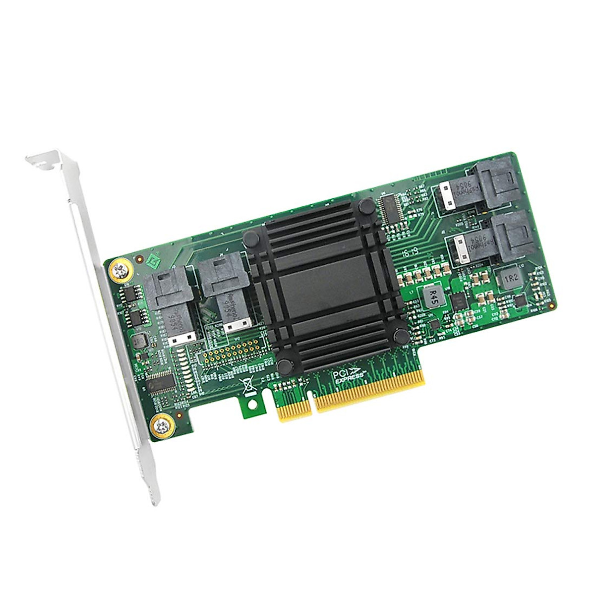 DiliVing 4 Port U.2 to PCI Express x8 SFF-8639 NVMe SSD Adapter with SFF-8643 Mini-SAS HD 36 Pin Connector and PLX8724 chipset for Servers-LRNV9324-4I