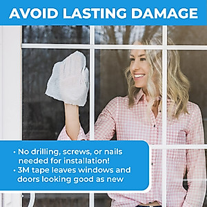 Eco-Baby Sliding Door Lock, 4 Pack Child Proof Safety Window Locks for Glass Doors