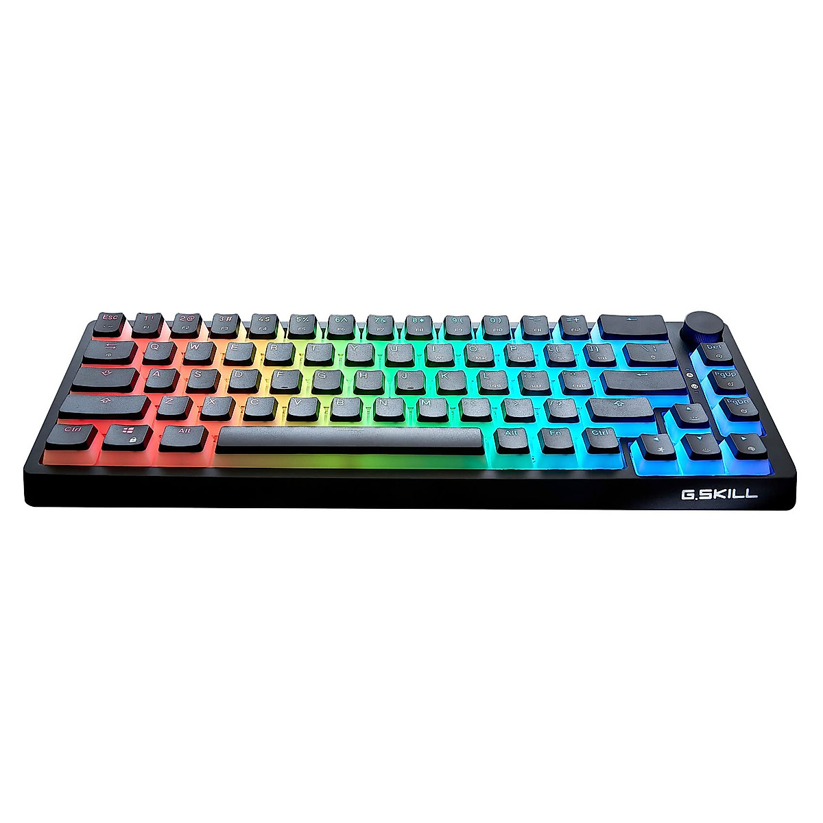 G.Skill KM250 RGB 65% (67-Key) Mechanical Keyboard, PBT Dual Injection Keycap (Black)