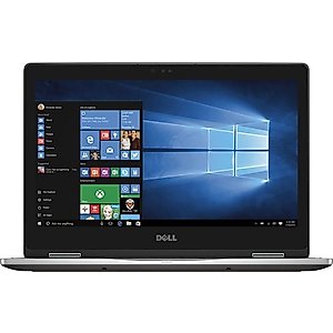 DELL Flagship Inspiron 2-in-1 13.3 inches Touch-Screen Laptop - Intel Core i5 -7200U - 8GB Memory - 256GB Solid State Drive - Gray (Renewed)