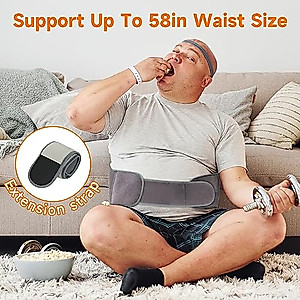 MELCAM Portable Heating Pad, Rechargeable Electric Cordless Heating Pad with 3 Heat Levels and 3 Massage Modes for Back, Neck, Shoulder Pain Relief and Cramps, Period Heating Pad for Women