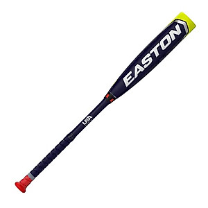 Easton ADV 360 2 Pc. Composite Baseball Bat 2 5/8 Barrel -10 USA, 29-19, Black/Yellow