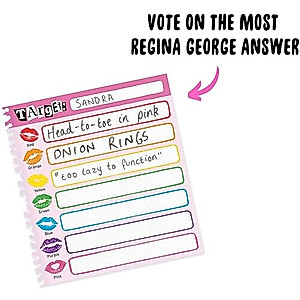 Mean Girls Burn Book Party Card Game Family Board Game Based on The Comedy Movie, for Adults and Teens Ages 14 and up