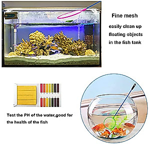 Lxiyu 7 in 1 Aquarium Aquascaping Tools Kits,Stainless Steel Aquarium Plant Tools Tweezers Scissors Scrapers for Aquarium Tank Clean Fish Tank Aquascape Tools Sets
