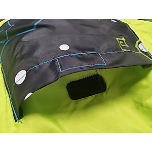 AceCamp Glow in The Dark Mummy Sleeping Bag for Kids and Youth, Temperature Rating 30°F/-1°C, Water-Resistant for Camping, Hiking, and Slumber Party (Blue, Kid's)