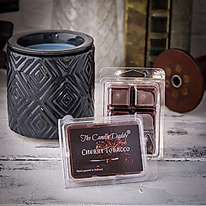Cherry Tobacco Pipe Scented Melt- Maximum Scent Wax Cubes/Melts- 1 Pack -2 Ounces- 6 Cubes