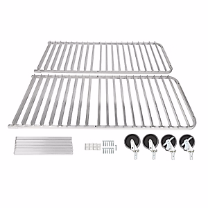 YSHUSTGY Bun Pan Rack, 20-Tier Commercial Bakery Racks, Mobile Trolley Storage Cooling Rack,Strong bearing capacity, with Lockable Casters,Thickened Supporting Strip for Home Or Commercial Kitchens