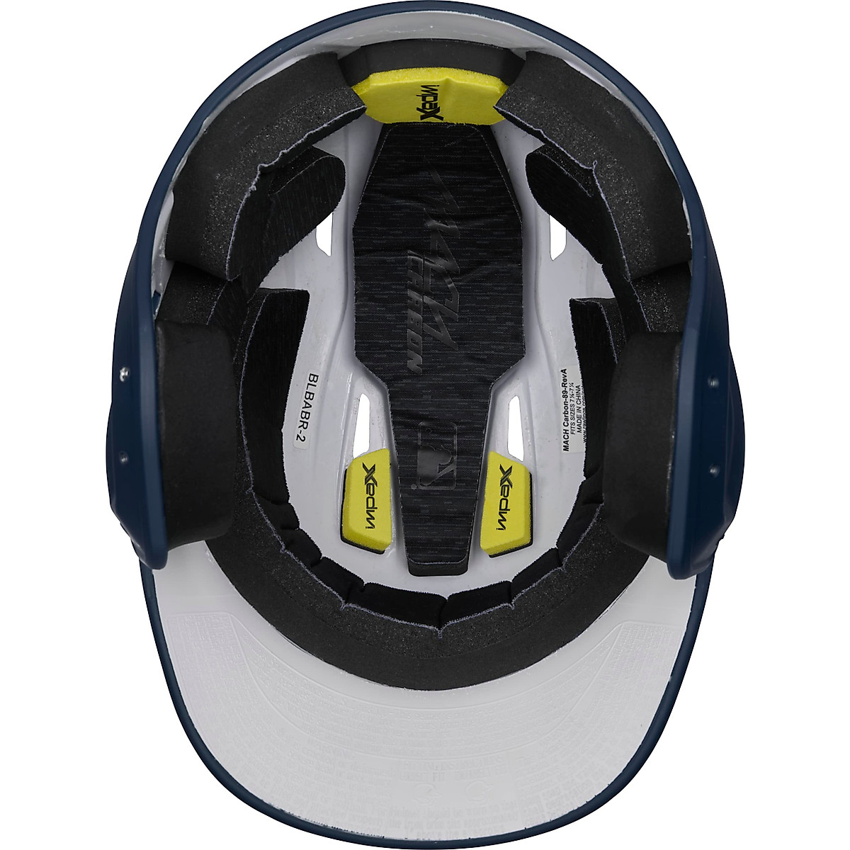 Rawlings | MACH CARBON Baseball Batting Helmet | X-Large (7 5/8" - 8") | Navy