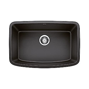 Valea 27 in. Single Bowl Kitchen Sink, Anthracite