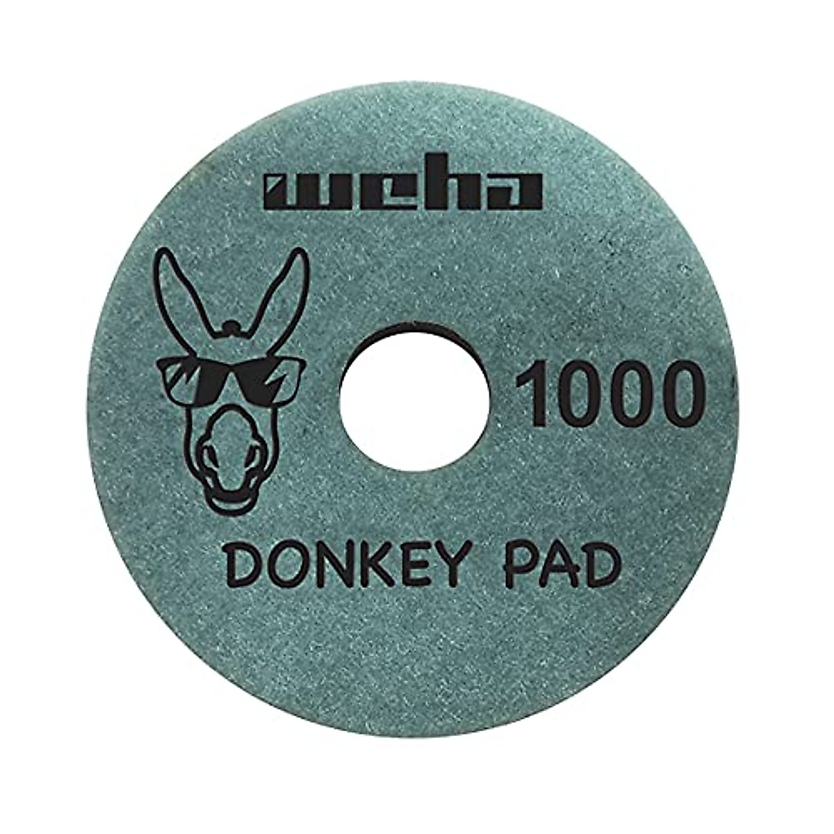 Weha 4 inch Donkey Quartz Face Polish Surface Polishing Pad - 1000 Grit