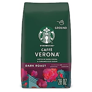 Starbucks Ground Coffee—Dark Roast Coffee—Caffè Verona—100% Arabica—1 bag (28 oz)