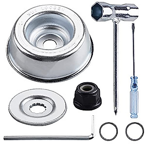 PLUMIA Gardening Machine Lawnmower Blade Adapter Kit, Maintenance Washer Kit Compatible with Stihl String Trimmers Brush Cutter