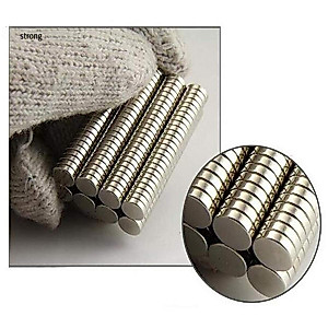 100 Pieces 7x2mm Tiny Small Multi-use Refrigerator Magnets for Refrigerator Science Crafts Projects