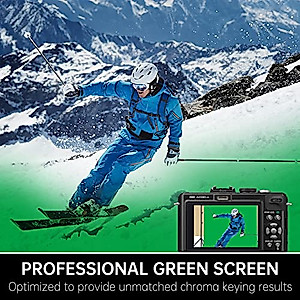 BEIYANG 10Ft x 20Ft Photography Backdrop Green Screen Non-Reflective Velvet Fabric Wrinkle Resistance Photo Background for Photo Studio Shooting Props