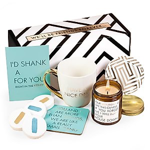 Luxe England Gifts Funny Friend Gifts for Women - Unique Funny Gift Box Great as Birthday Gifts for Best Friend Woman, Funny Gifts for Friends, Friendship Gifts for Women