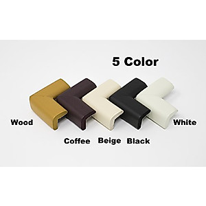 Red Monkey [12Pack] Corner Guards Protector Edge Bumpers Pads for Baby & Kids Pre-Attached 3M Adhesive Taped Easy Peel Off Install & Decorative Sharp Furniture Glass Table Desk (White)