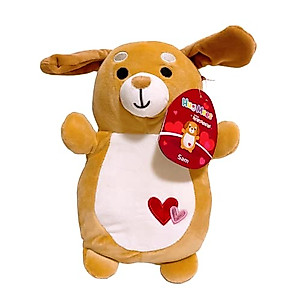 Squishmallows Valentine Squad 10" HugMees Plush Doll Toy (10" Sam The Puppy Dog)