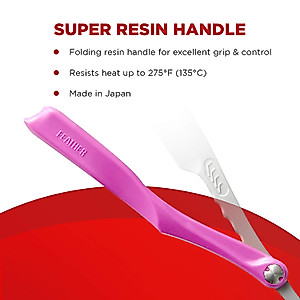 Feather Artist Club Wine SS Folding Handle Razor