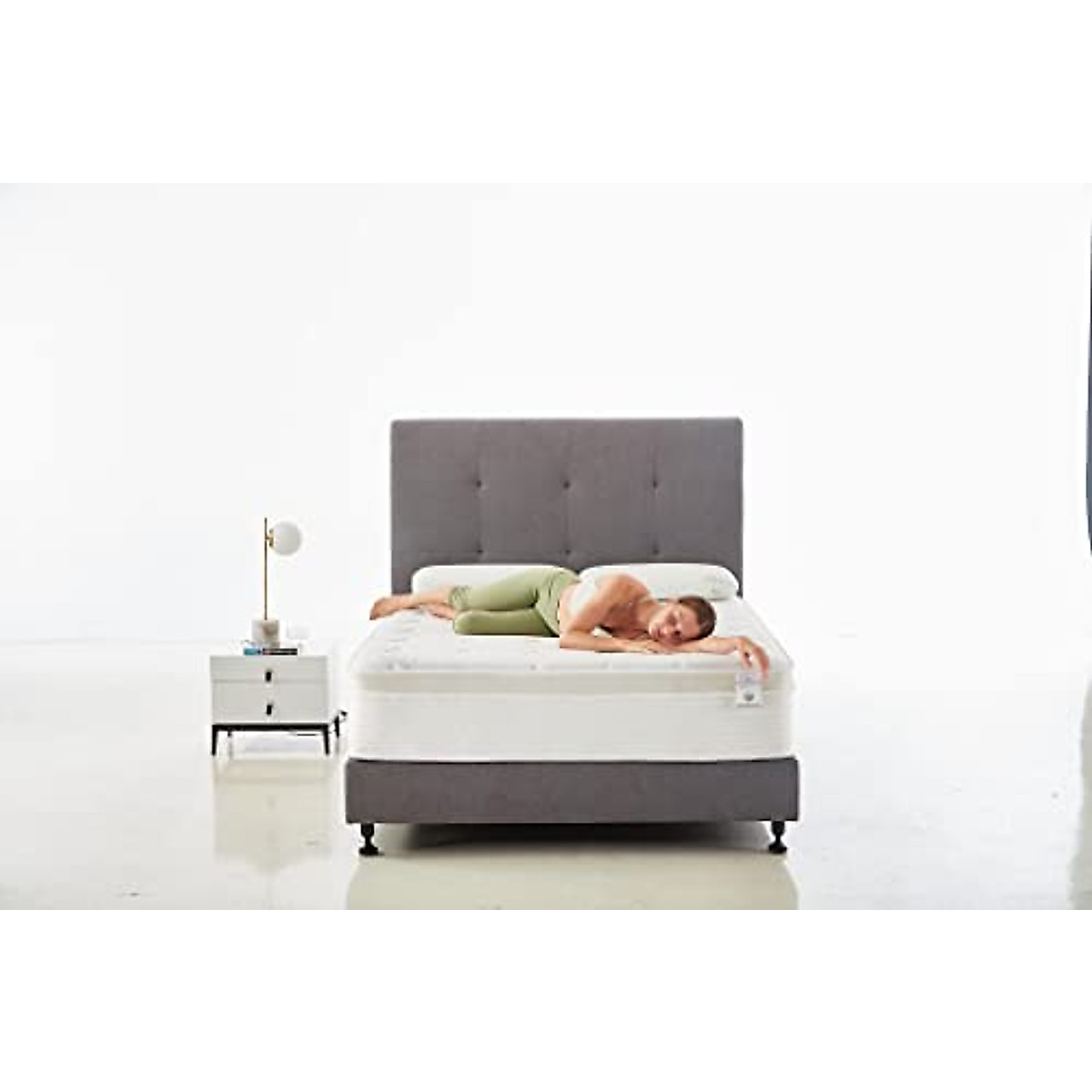 Queen Mattress - 12 Inch Cool Memory Foam & Spring Hybrid Mattress with Breathable Cover - Comfort Plush Euro Pillow Top - Rolled in a Box - Firm - Oliver & Smith