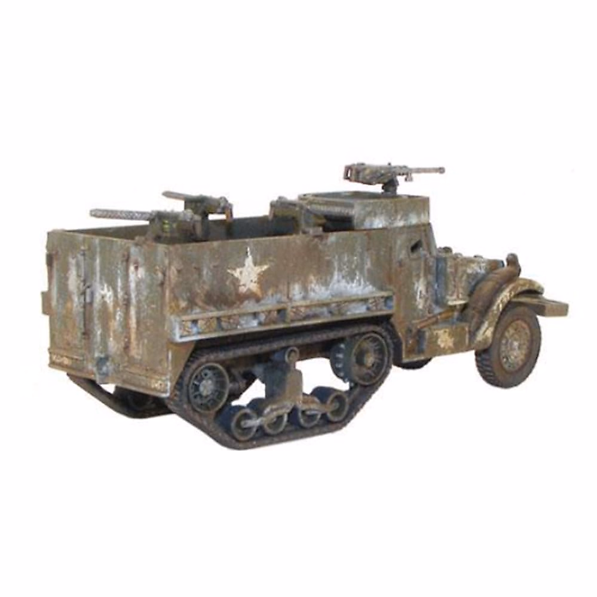 Warlord Bolt Action M3A1 Halftrack 1:56 WWII Military Wargaming Plastic Model Kit, Small