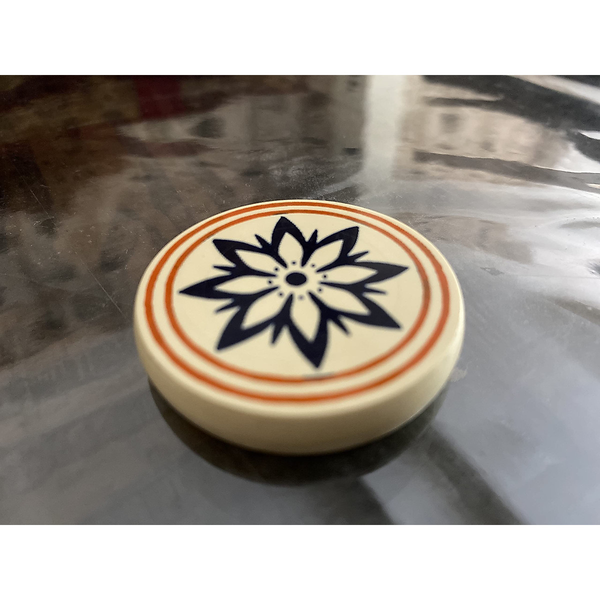 siscaa Siscaa - Standard Size Carrom Board Tournament Striker- Carrom Striker for Professional and Tournament Carrom Striker, Royal