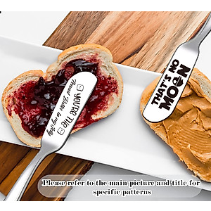 The Only Thing Better Than Butter Is More Butter Funny Butter Knife, Engraved Stainless Steel Peanut Butter Spreader Cream Cheese Knives, Novelty Anniversary Christmas Gifts for Bread Toast Lover