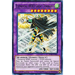 Yu-Gi-Oh! - Elemental HERO Great Tornado (SDHS-EN045) - Structure Deck: HERO Strike - 1st Edition - Common