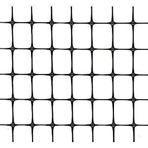 Tenax 60043989 Multi-Purpose Garden Net, 3' x 25', Black