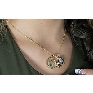 Jewelry America High Polish 14k Gold Lion Pendant Leo Zodiac Sign Charm